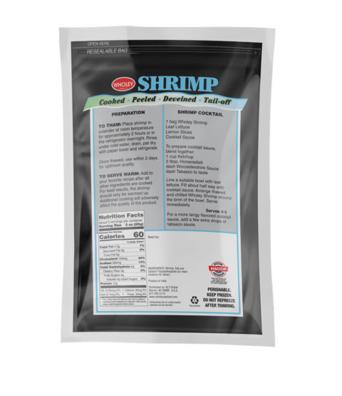 Cooked P&D Tail-Off Shrimp | Wholey Seafood